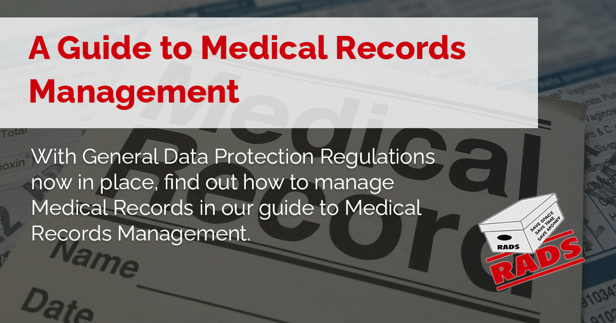 A Guide To Medical Records Management - Rads Document Storage