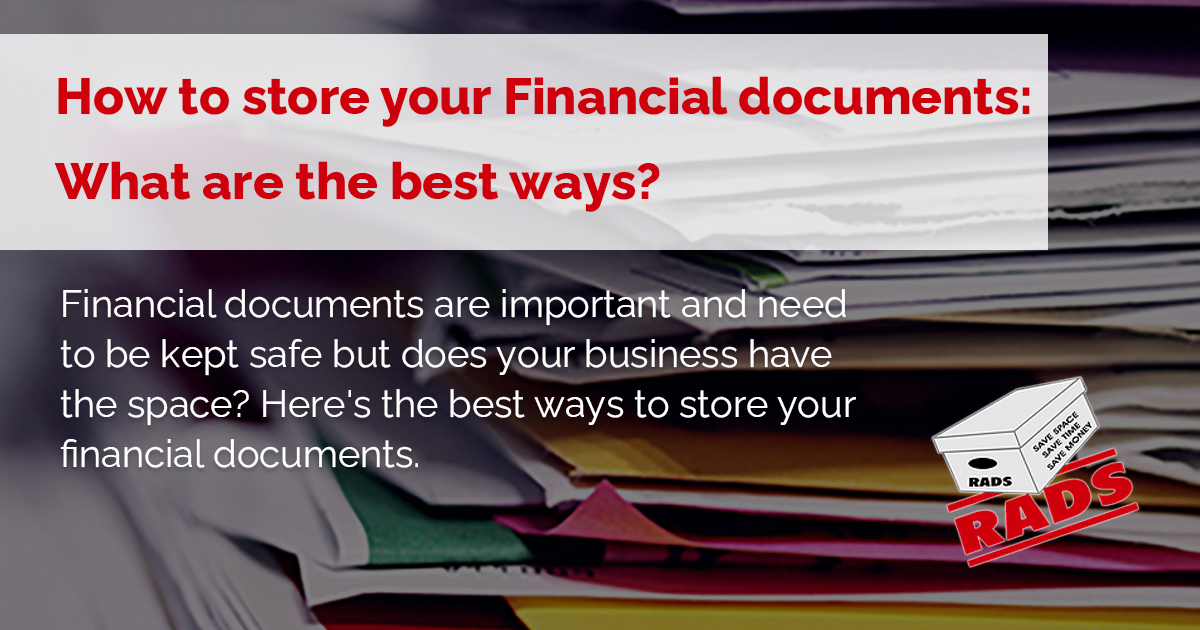 How to store your financial documents: What are the best ways? - Rads ...